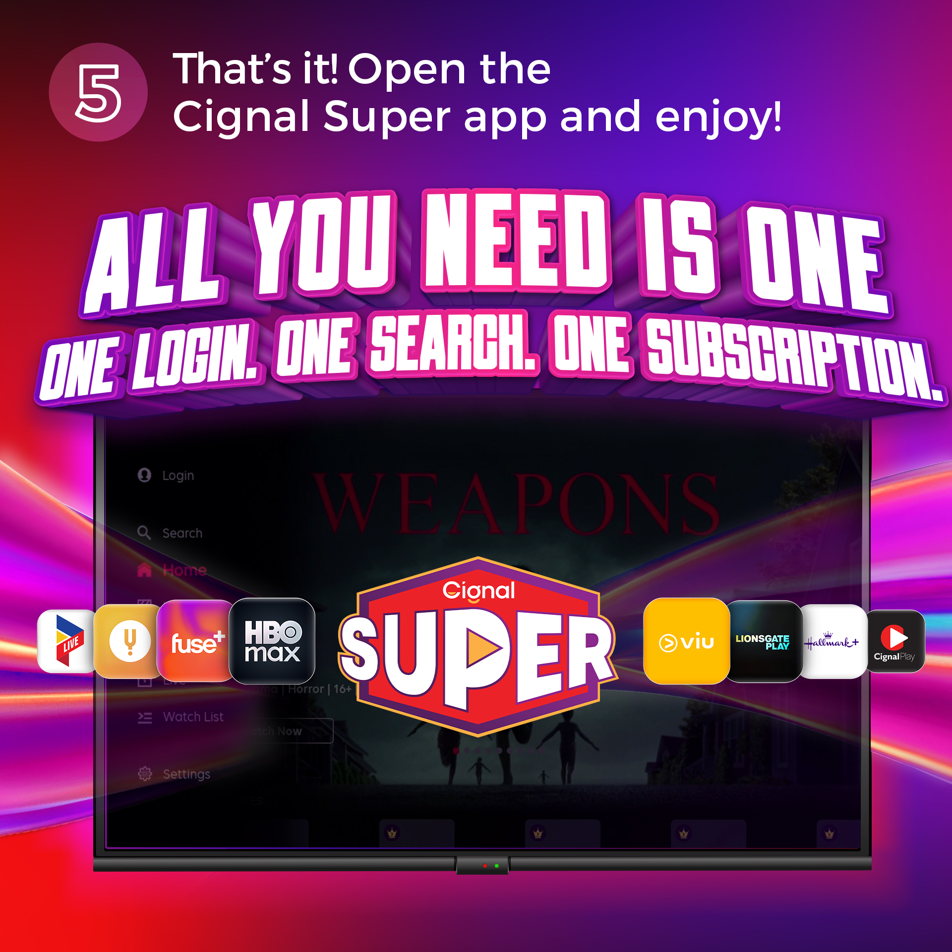 Cignal Super - Stream Movies, Live Sports & Web Series from 8+ OTT Apps